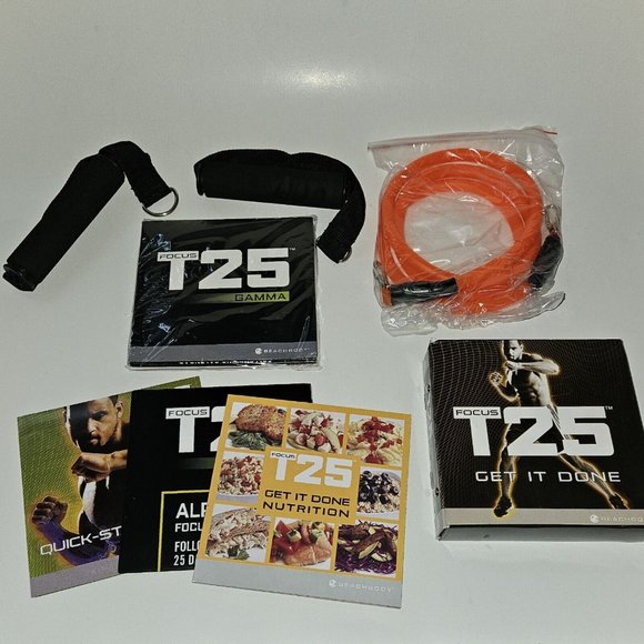 Beachbody | Media | Focus T25 Alpha Beta Gamma 4 Dvds Lot Shaun T ...